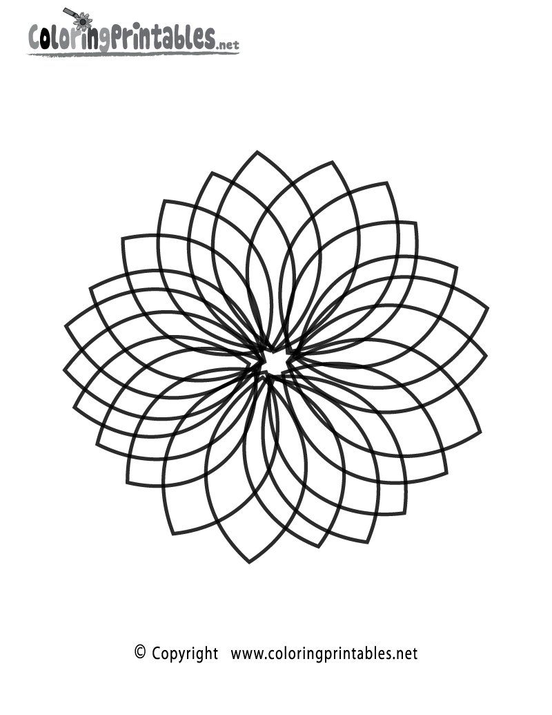 Complex Coloring Page - A Free Adult Coloring Printable Complex Coloring Page - A Free Adult Coloring Printable